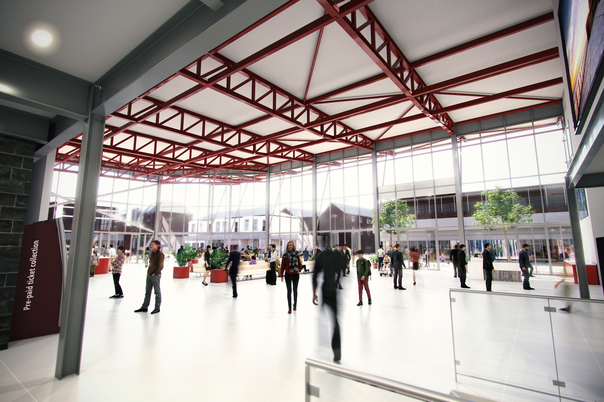 New Station Entrance Shows Its Steel | Portfolio North