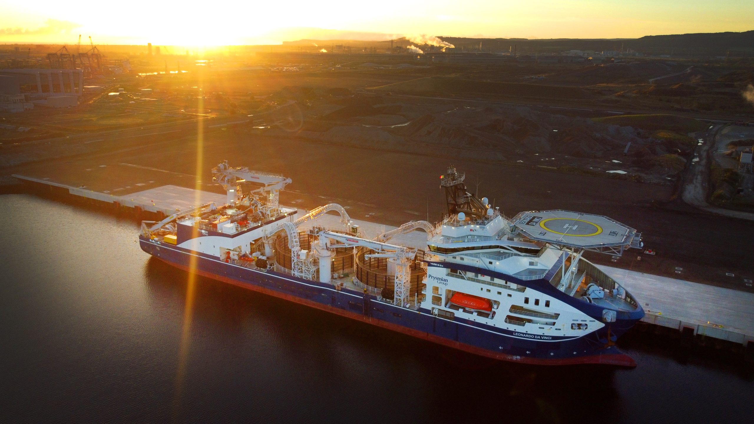 Quay milestone as first operational ship docks at Teesworks site ...