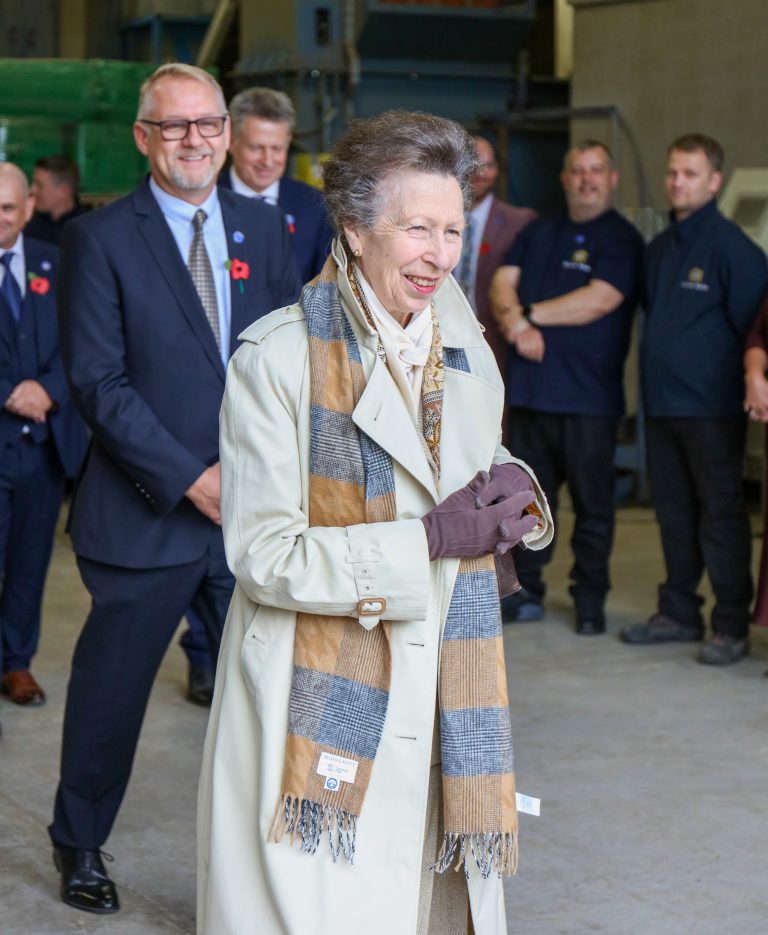 Her Royal Highness The Princess Royal visits Yorkshire farm and factory ...